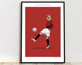 David Beckham Print - Etsy