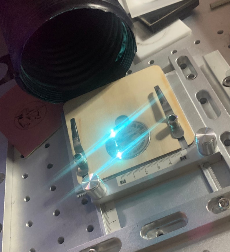 Fiber Laser Jigs for Use With Slider Table 4 Coin Jigs and 1 - Etsy