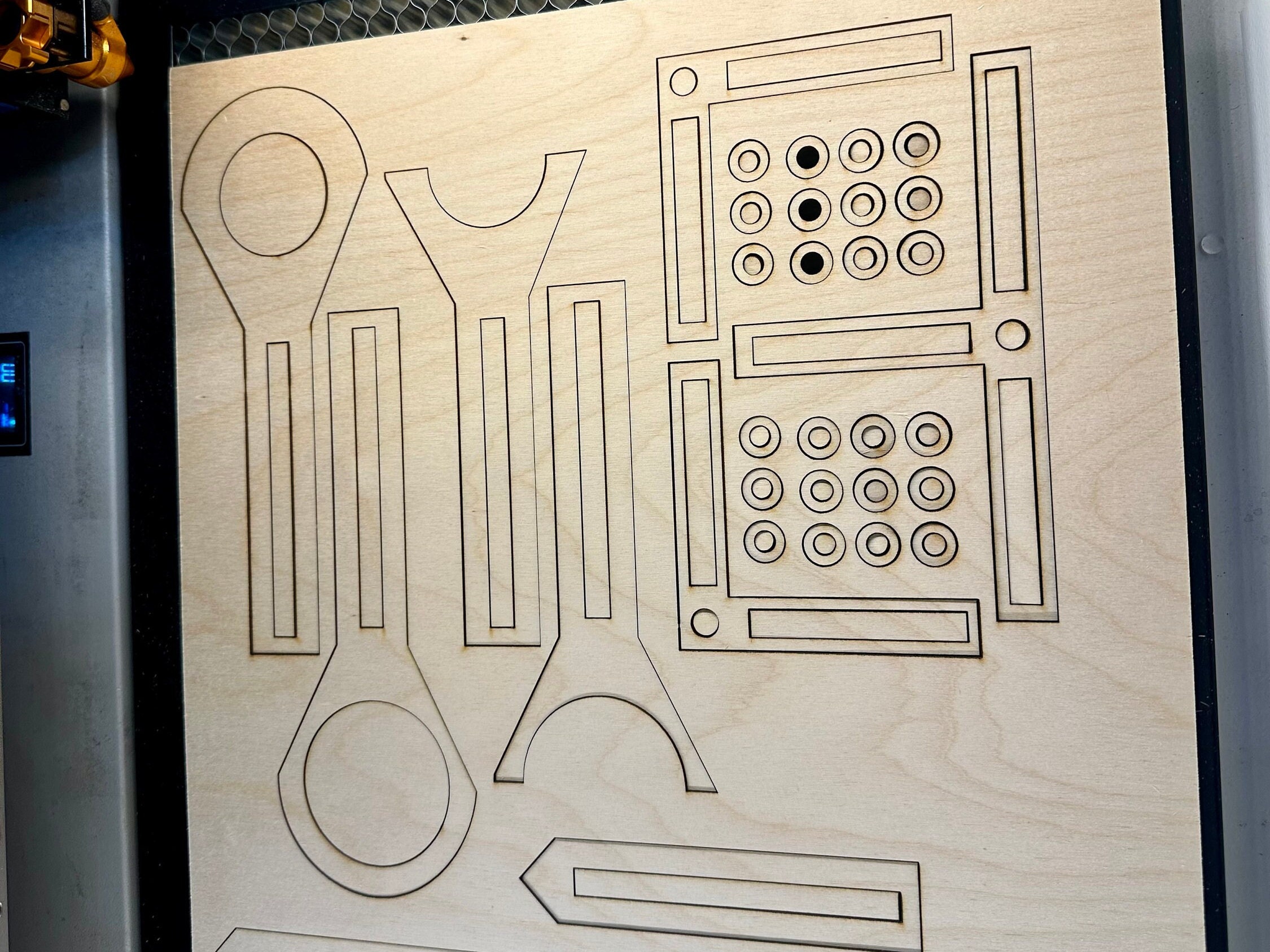 Fiber Laser 40mm and 50mm Jigs - New Design - SVG & Lightburn Files - Etsy