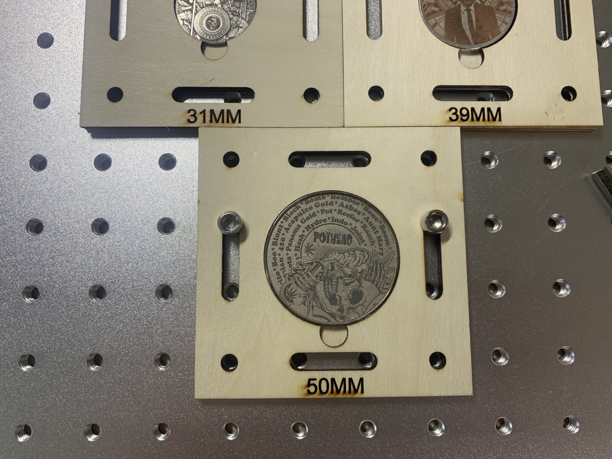 Fiber Laser Coin Jig SVG Files - Etsy