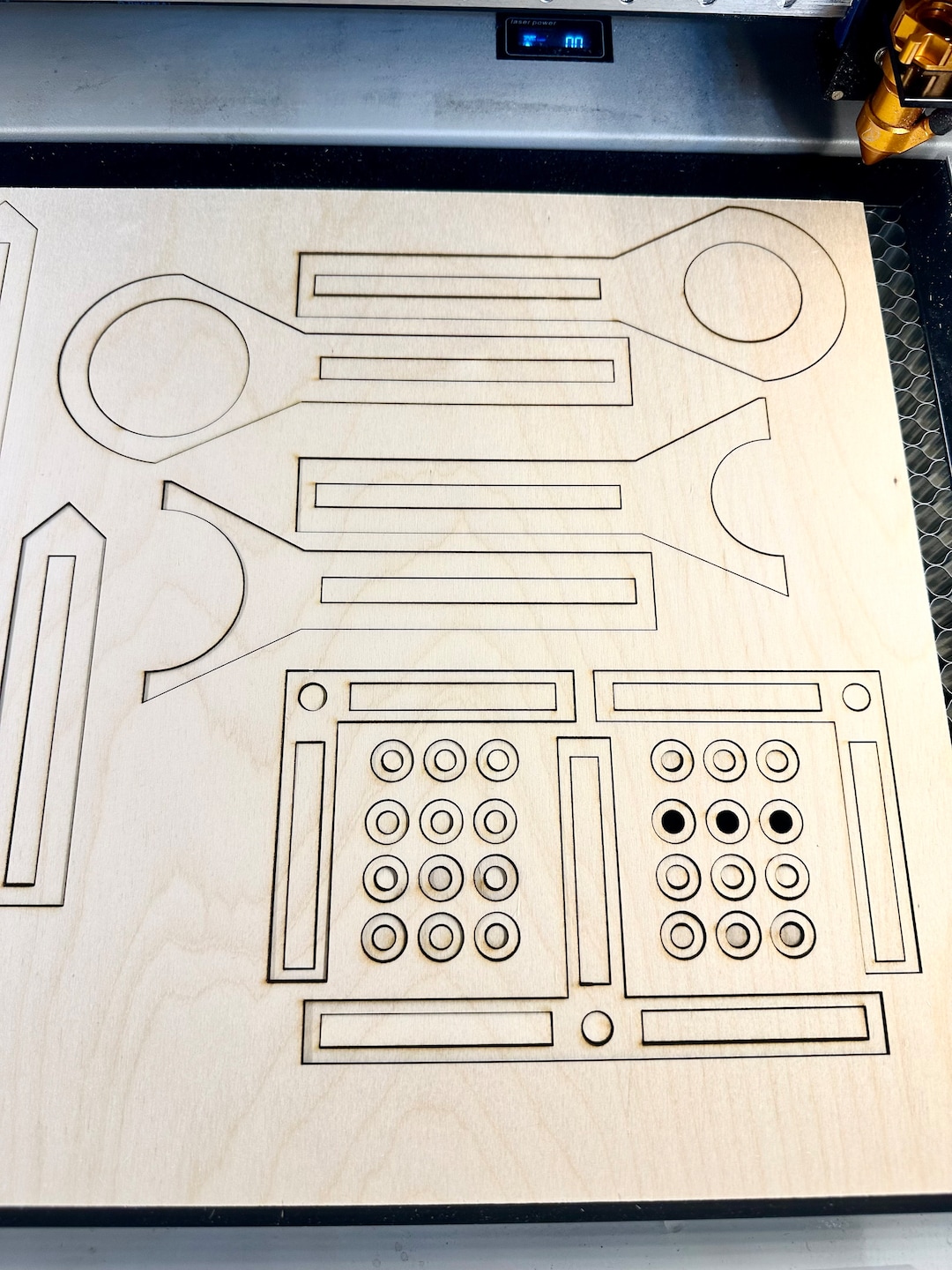 Fiber Laser 40mm and 50mm Jigs - New Design - SVG & Lightburn Files - Etsy