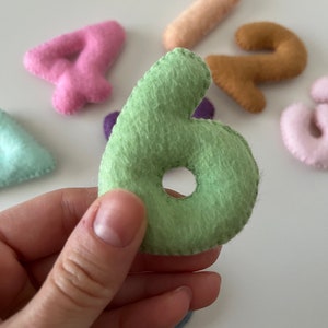 Felt Numbers, Toys for Kids, Learning Numbers 0-9, Educational Toys ...