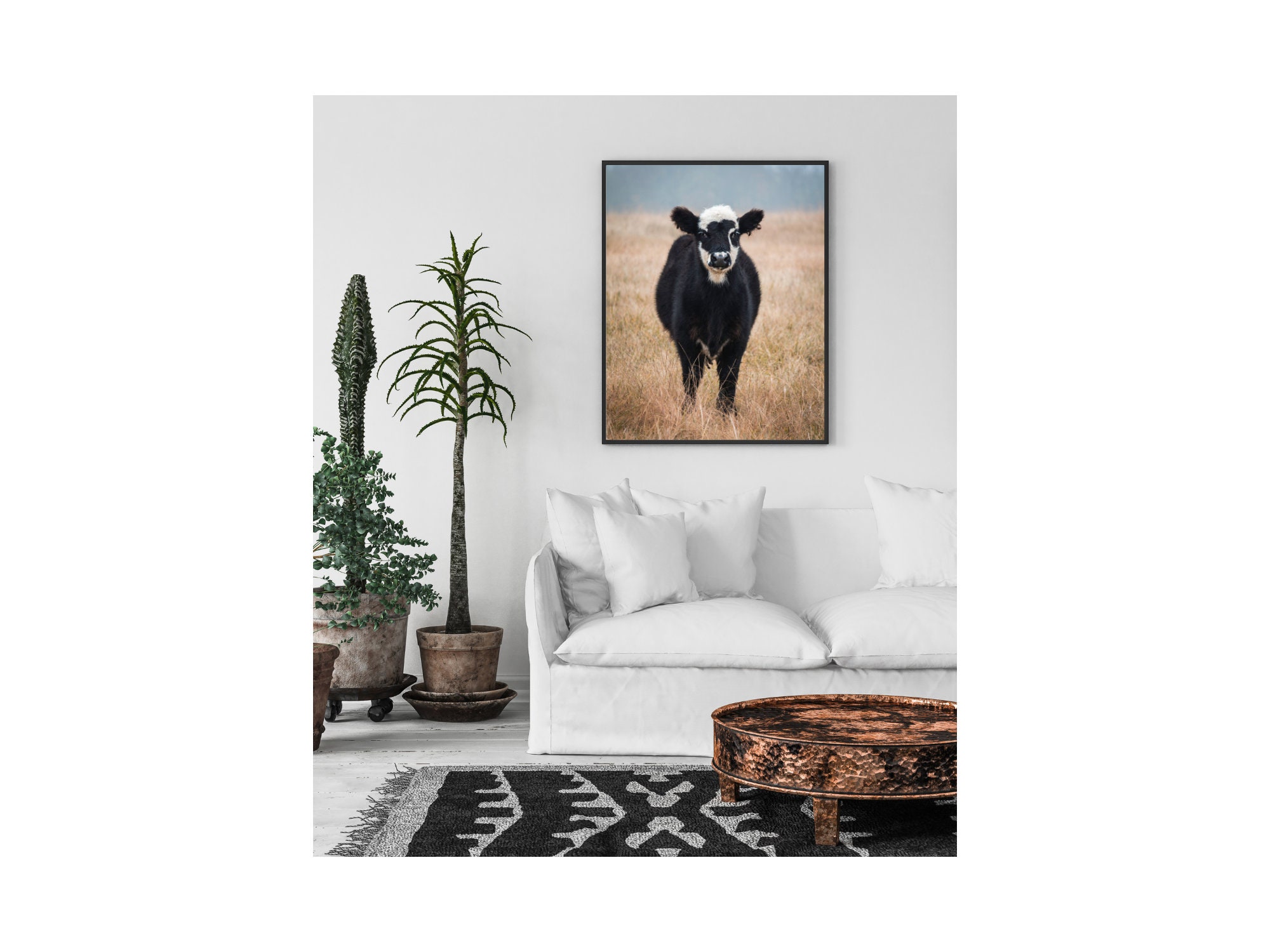 Herman the Cow Wall Art Digital Print Printable Art DIY - Etsy