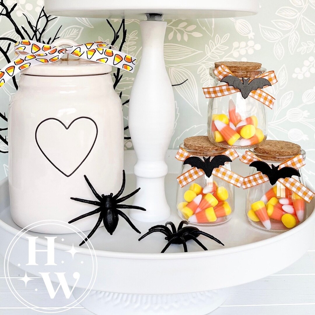 Candy Corn Fake Bake Candy Jar - Etsy