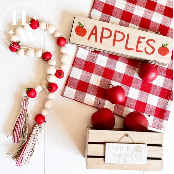 Apple Garland - Etsy
