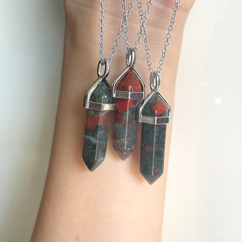 Bloodstone Jewelry - Etsy