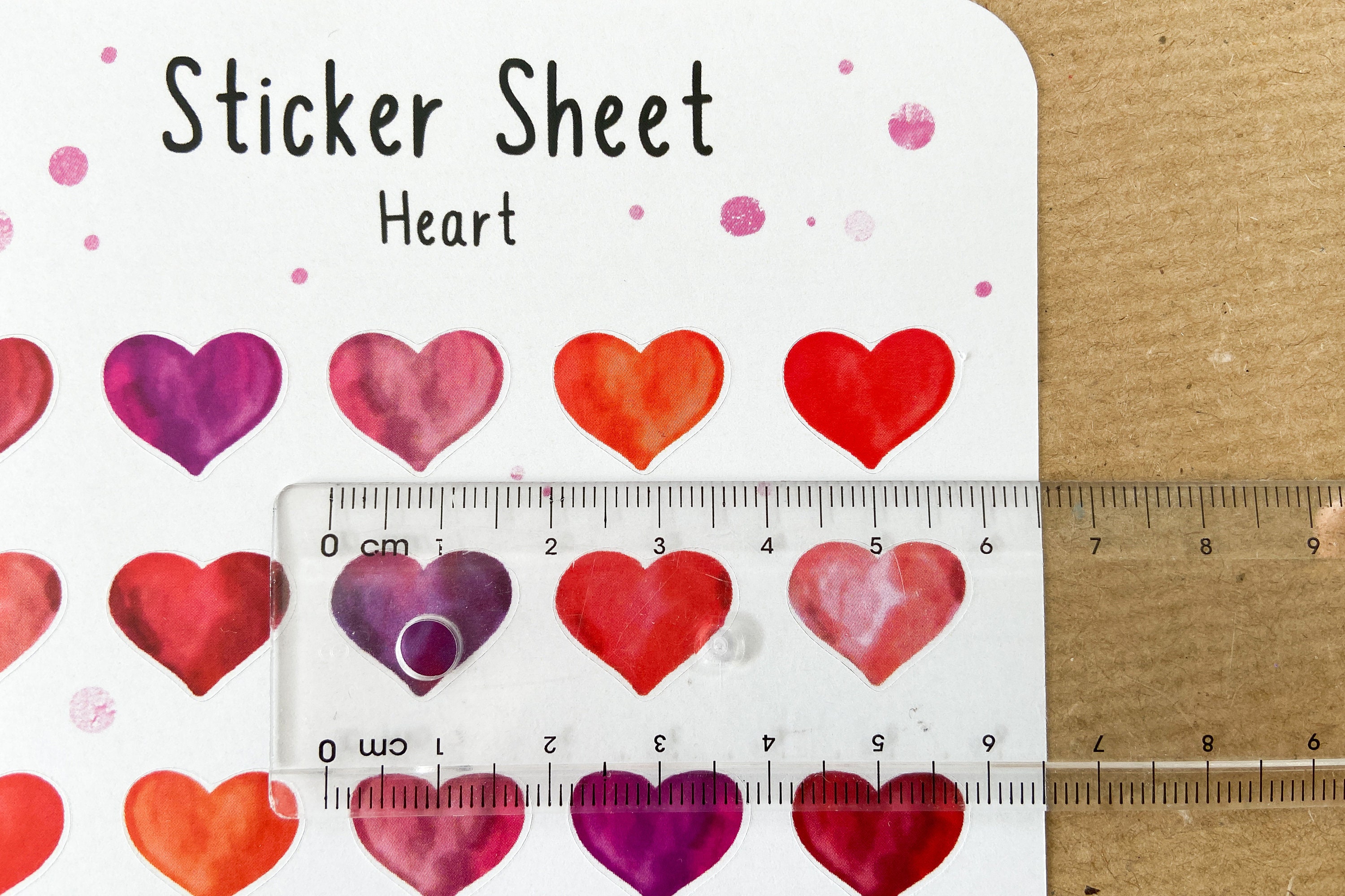 Sticker Herz Heart Aufkleber Bulletjournal Journal | Etsy