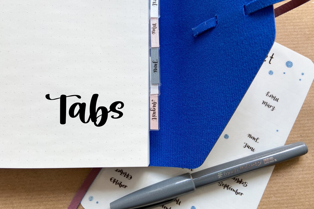 Stickers Transparent Tabs Sticker Bullet Journal Journal Stickers ...