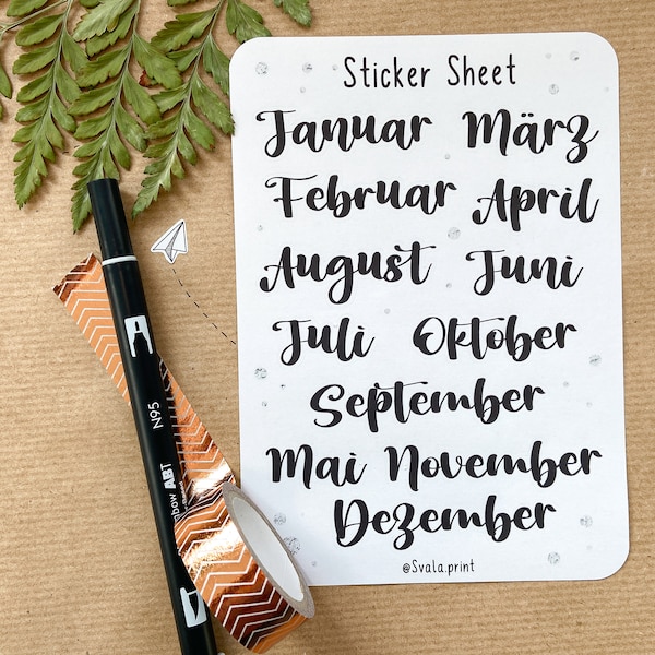 Bullet Journal Stickers - Etsy