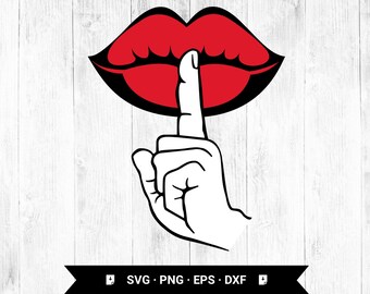 Shhh Svg | Etsy