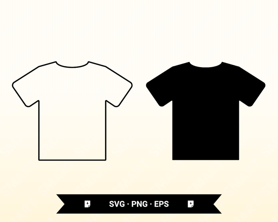 T-shirt Outline Svg,t-shirt Solid Svg, Dress Svg, PNG, Eps,digital ...