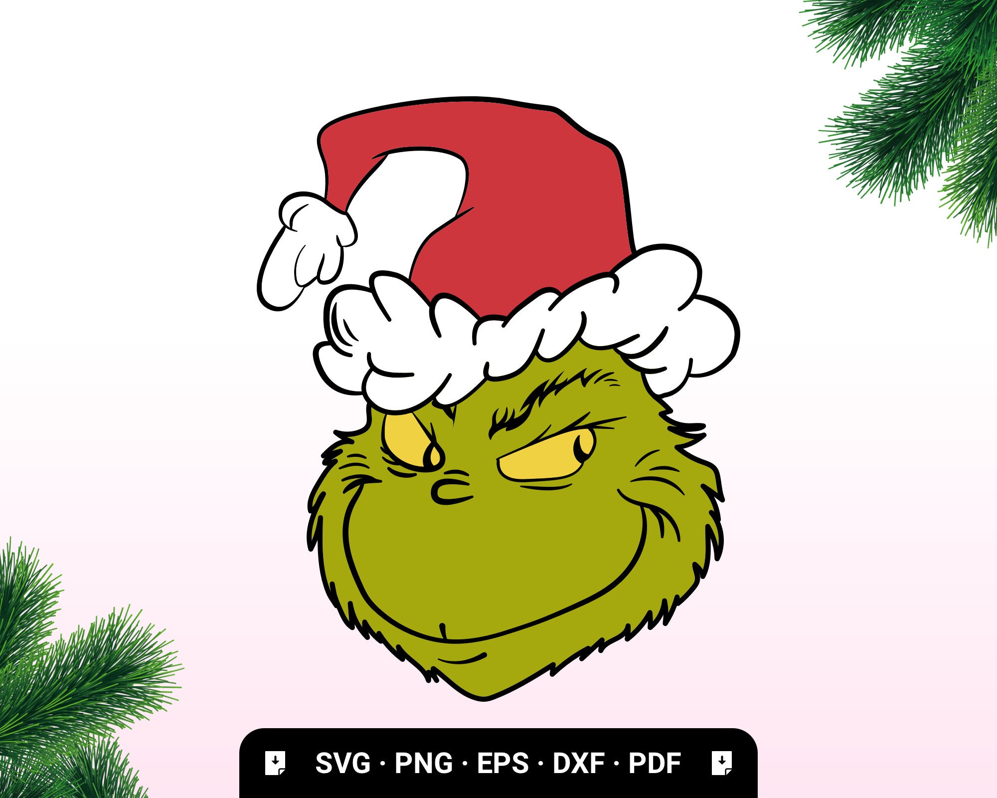 Grinch Face Clip Art