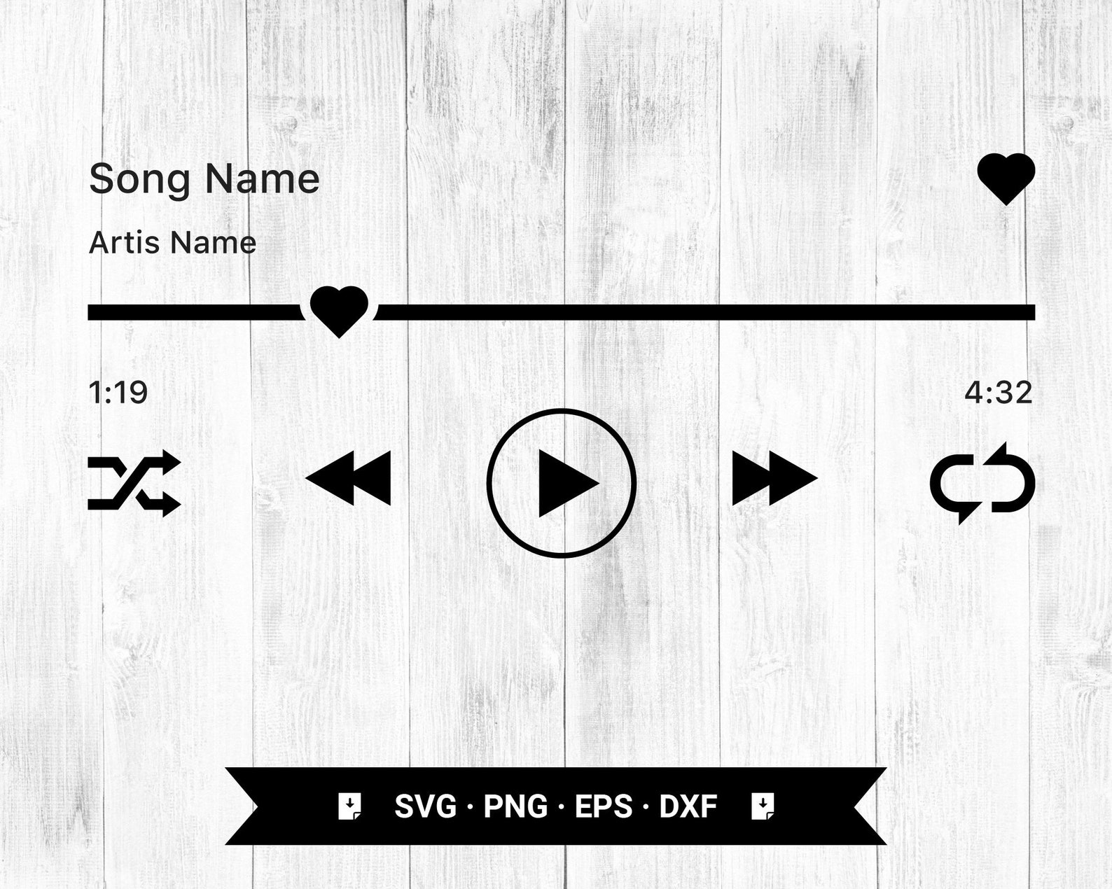 Play Pause Rewind Button Svgspotify Playermusic Player Svg - Etsy Play Pause Rewind Button Svgspotify Playermusic Player Svg - Etsy