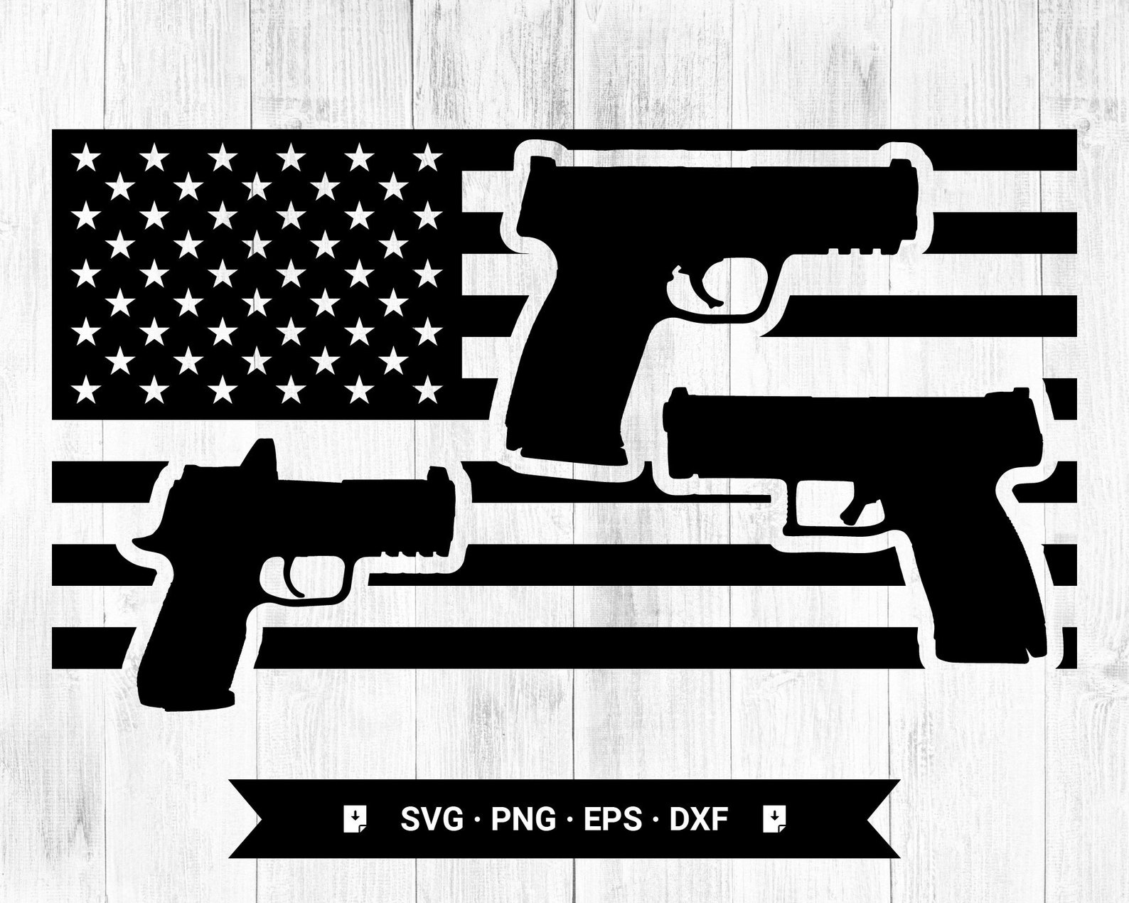 Second Amendment Gun Svg2nd Amendment American Flag Svg Cut - Etsy