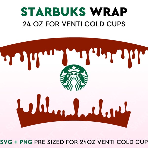 Starbucks Cup Drip Svg - Etsy