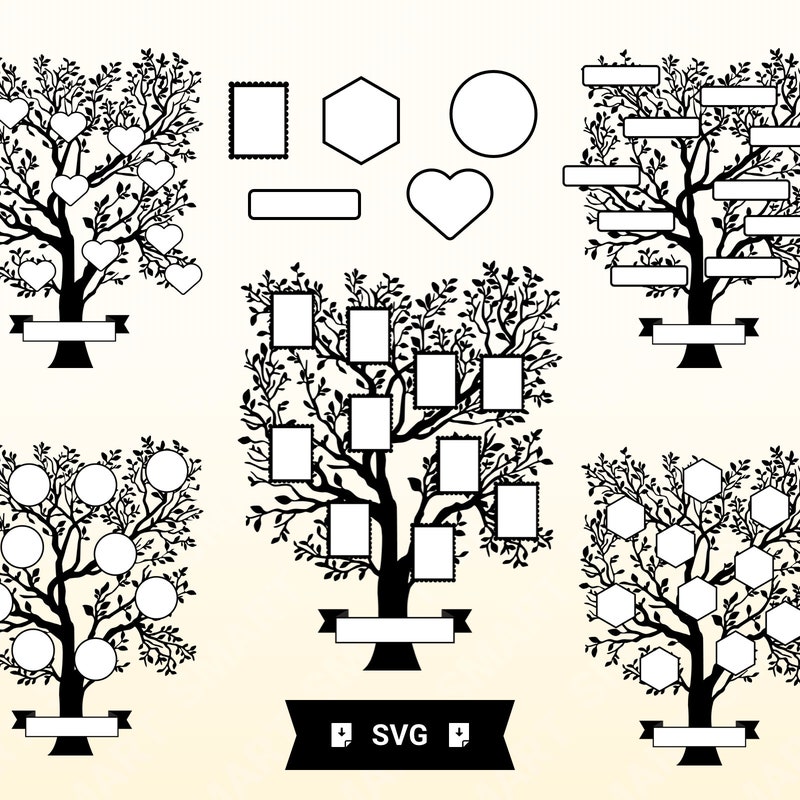 Family Tree Svg - Etsy