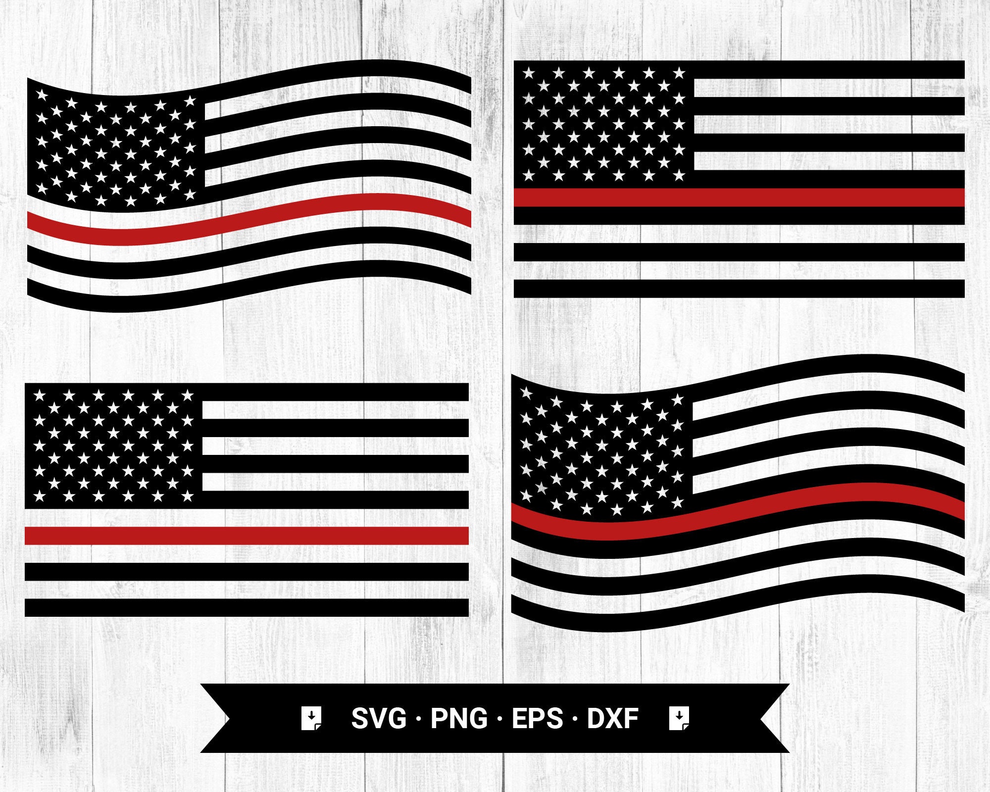Firefighter Svgfighter Support Flag Svg Cut - Etsy