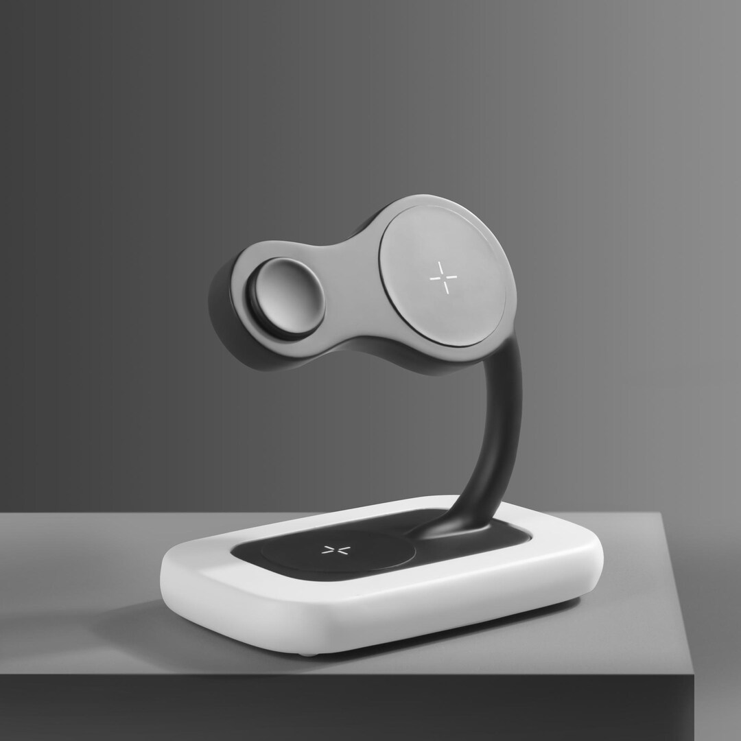 3-in-1 Wireless Charging Station | Arcade Charger for Iphone, Apple ...