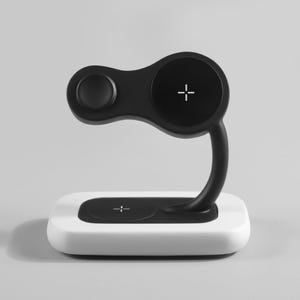 3-in-1 Wireless Charging Station Arcade Charger for Iphone, Apple Watch ...