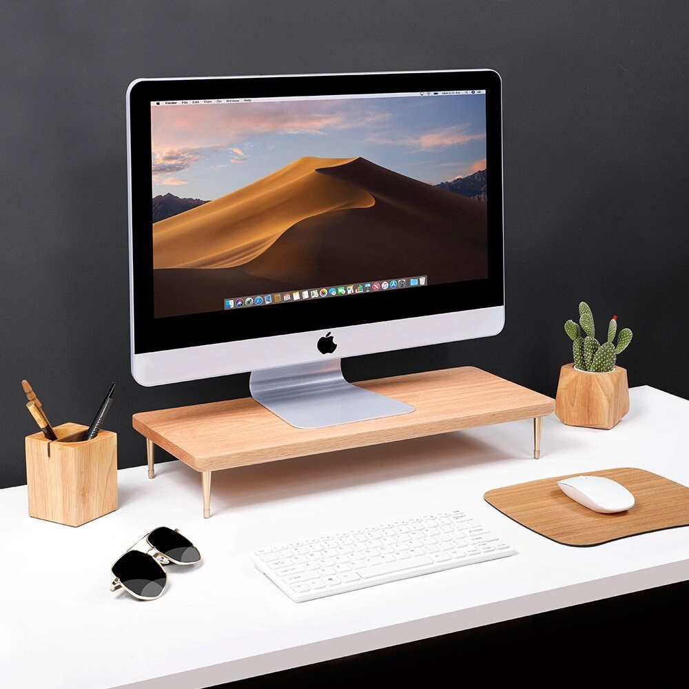 Red Oak Laptop Stand - Etsy