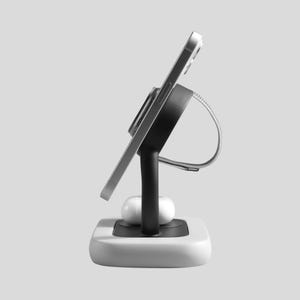 3-in-1 Wireless Charging Station Arcade Charger for Iphone, Apple Watch ...