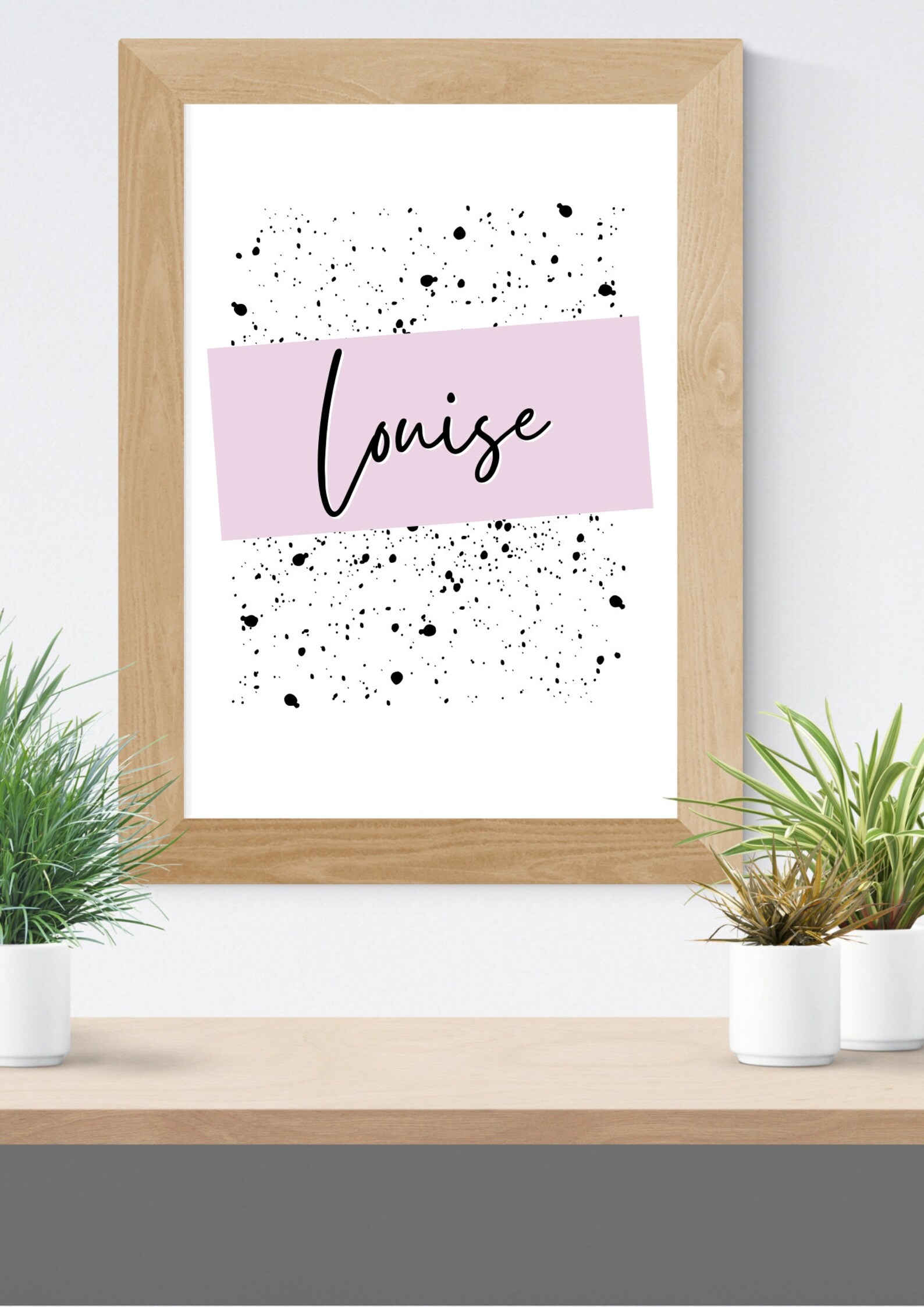 Personalised Print Pattern Print Custom Print Name Print - Etsy