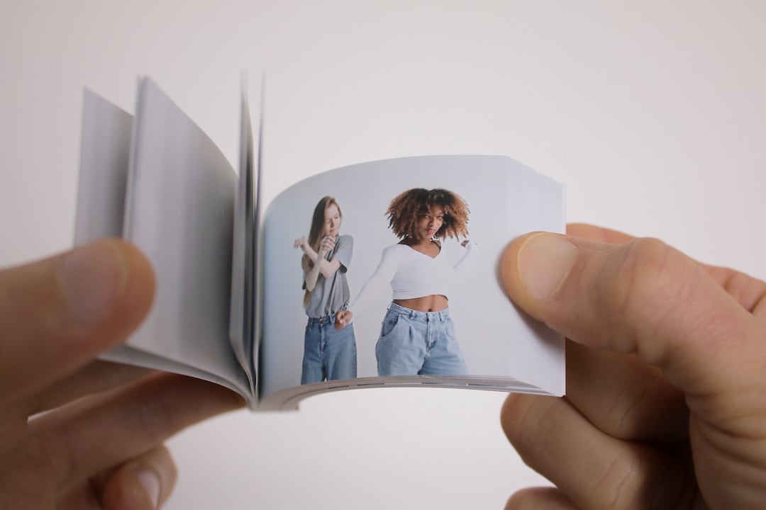 Custom Flipbook Paper GIF Photo, Greeting Card, Personalized Gift ...