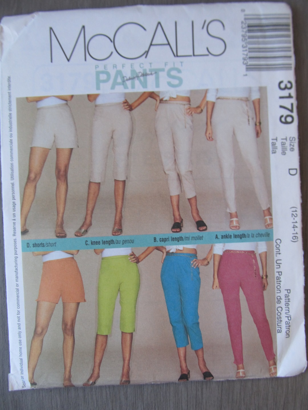 Mccall's Pants Pattern - Etsy