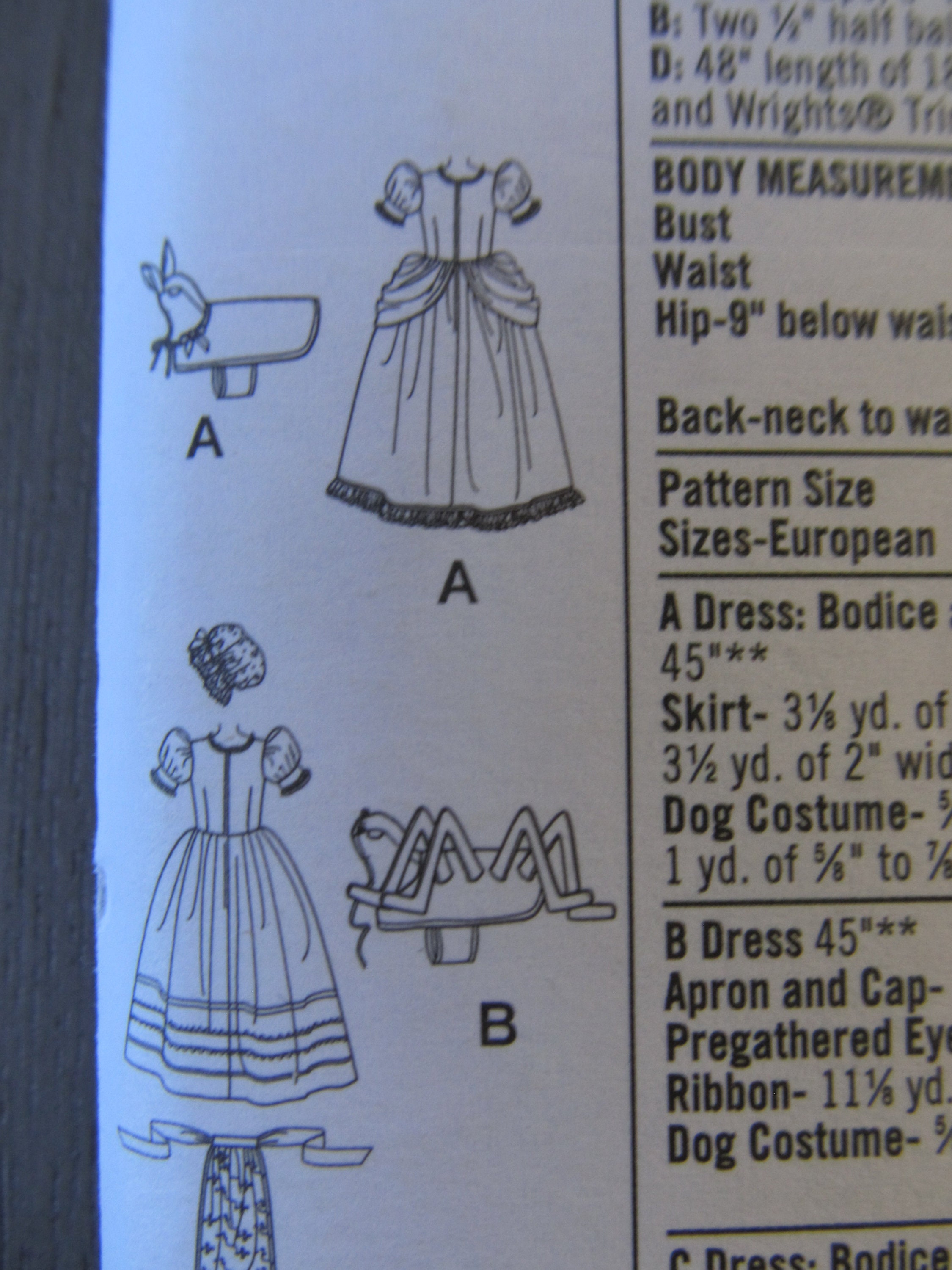 Simplicity Women & Dog Costume Pattern - Etsy