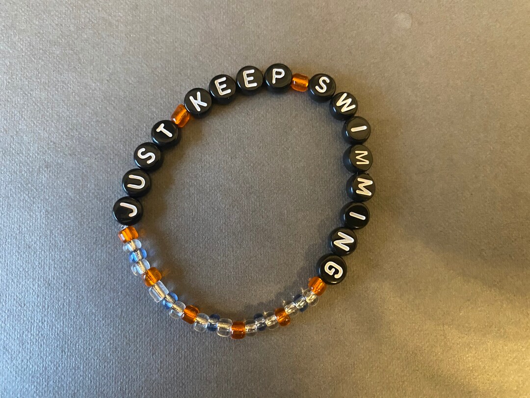 Just Keep Swimming - Finding Nemo Bracelet - Etsy