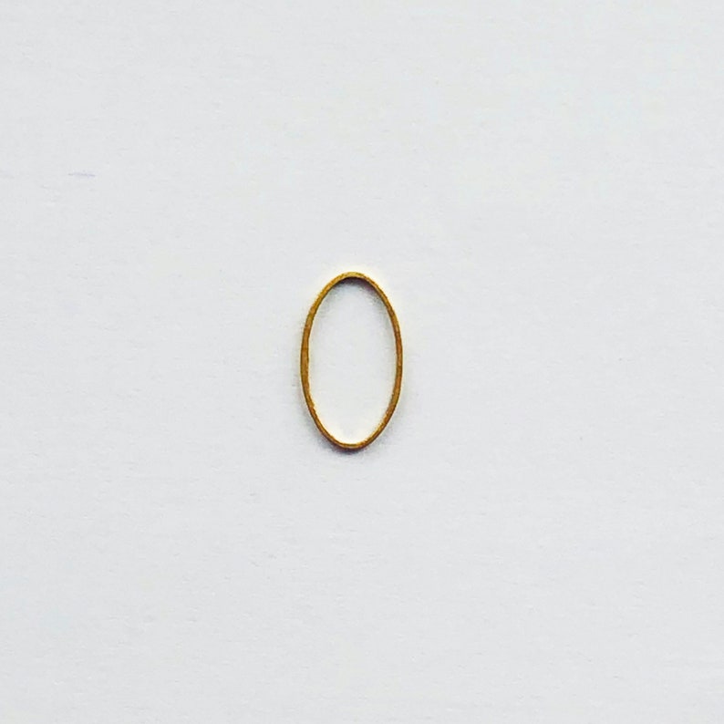Brass Oval Washers - 100 Pieces - Etsy