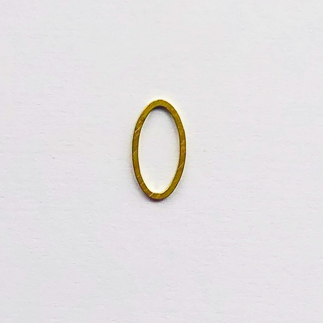 Brass Oval Washers - 100 Pieces - Etsy