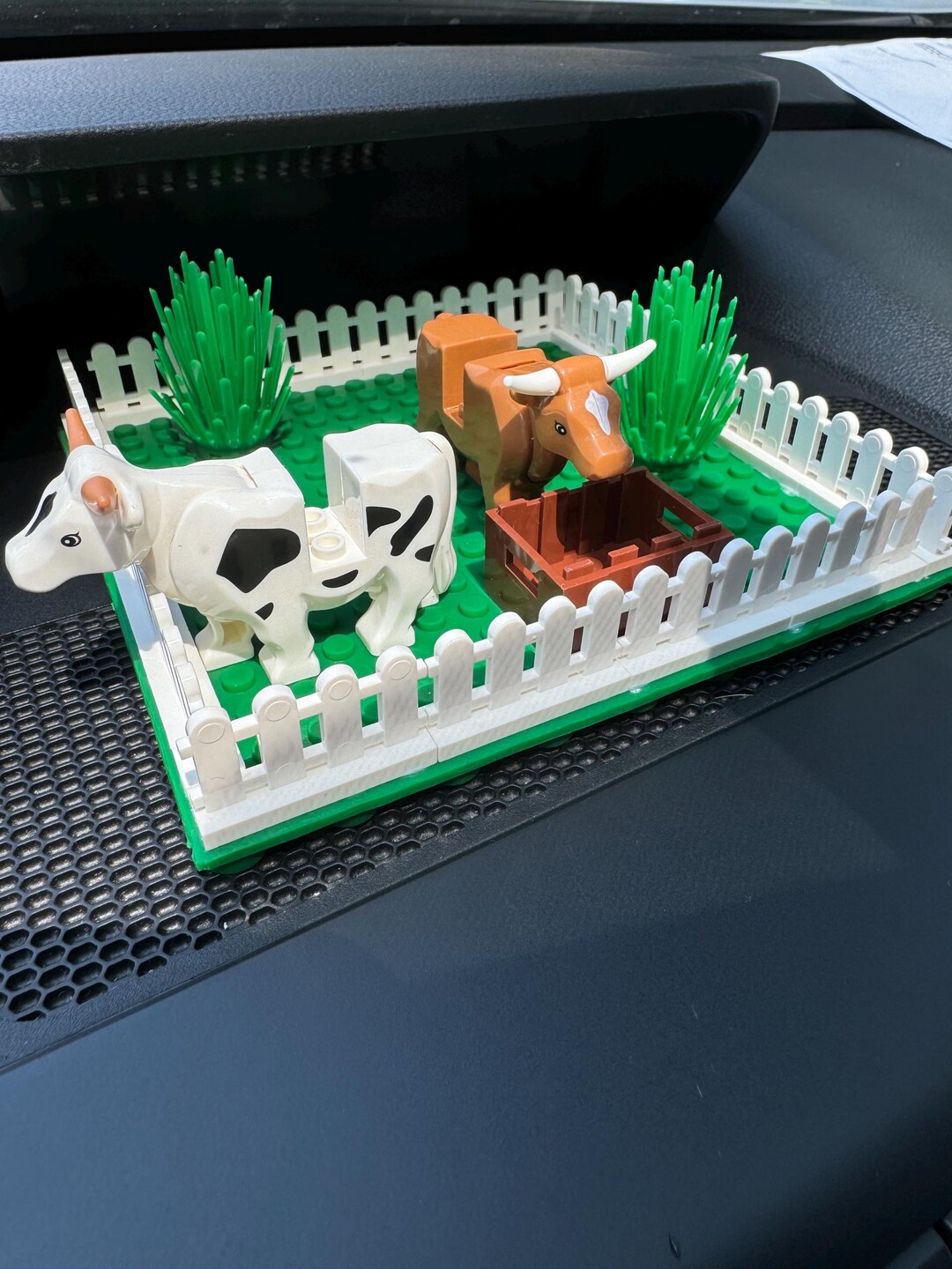Moo Moo Subaru Cow Corral Building Block Bricks - Etsy