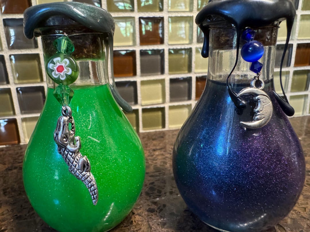 Magic Apothecary Potion Bottle Set - Etsy