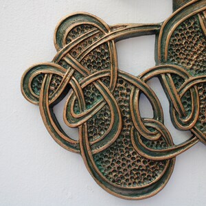 Brigid, Sculpted Beautiful Shieldmaiden 3D Wall Plaque With Celtic ...