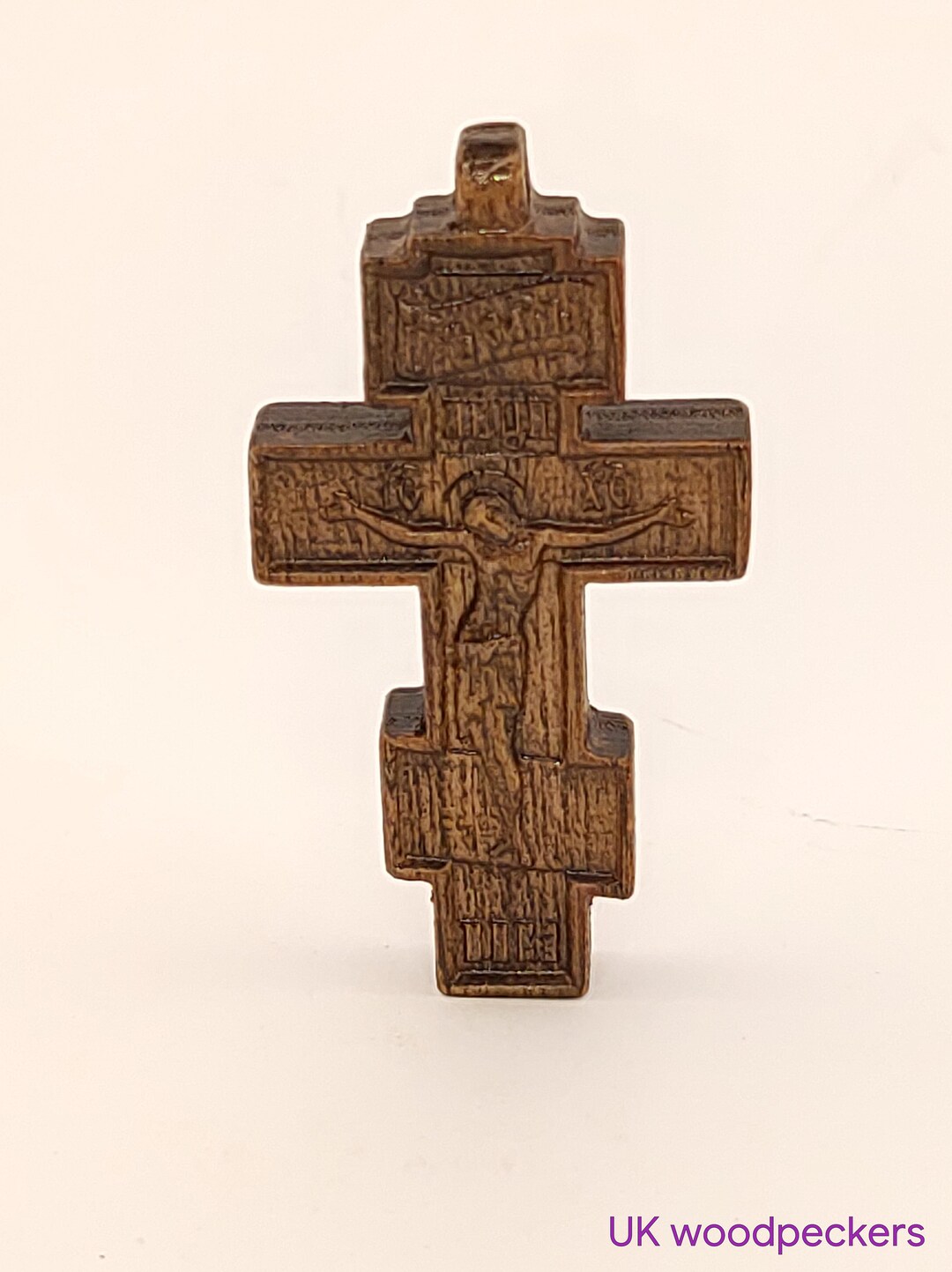 Small Wooden Cross, Oak Wooden Cross, Christening Cross, Baptism Cross ...