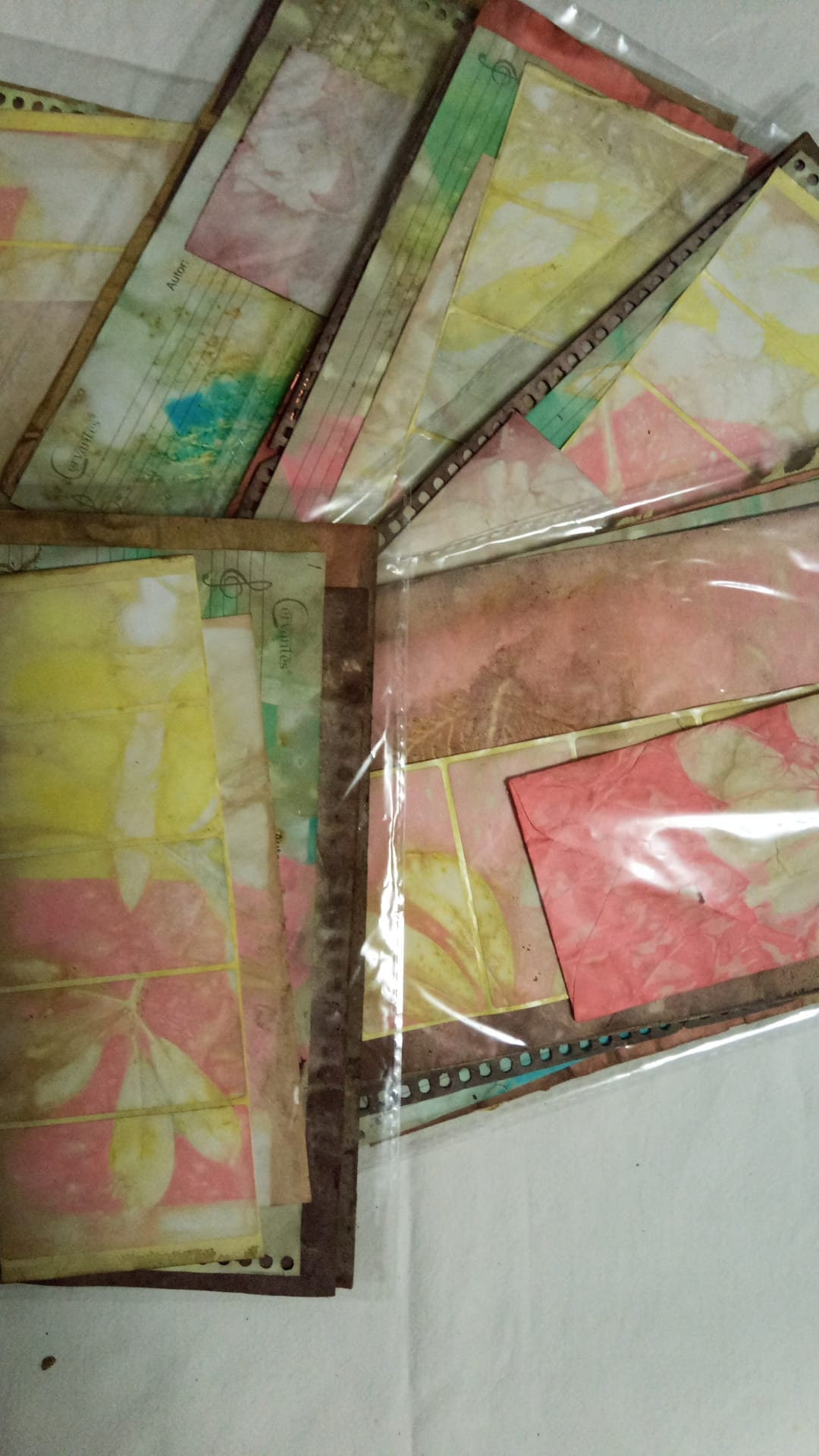 Eco Printed Paper Pack Set of Paper, Envelopes, Homemade Paper and ...