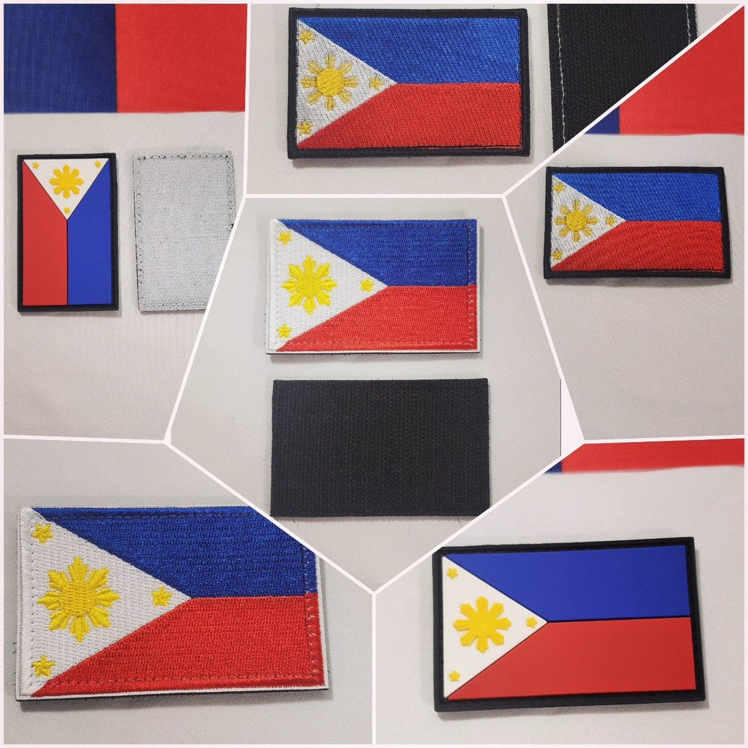 Philippine Flag 3X2 Patches - Etsy