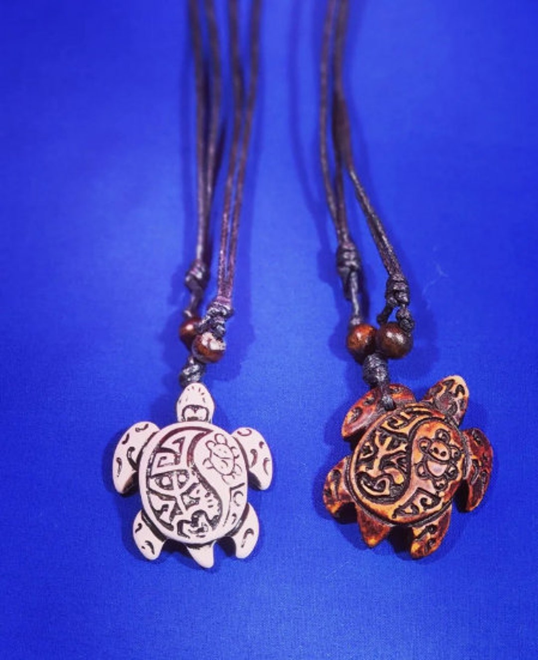 Adjustable Taino Turtle Necklace - Etsy