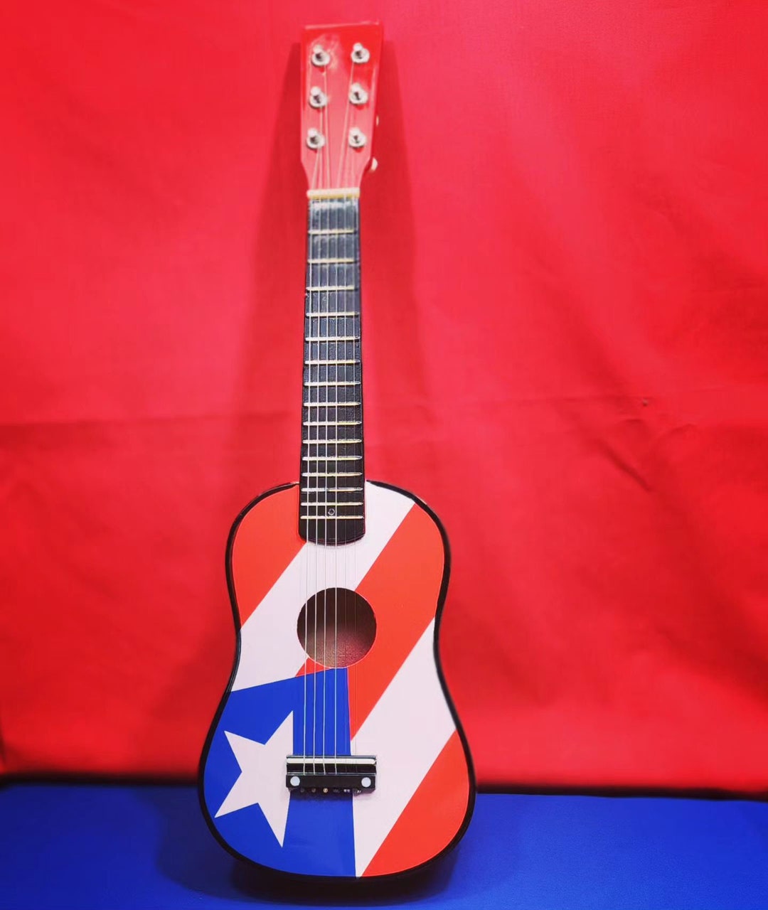 Mini Puerto Rico Flag Guitar (23x7inch) - Etsy