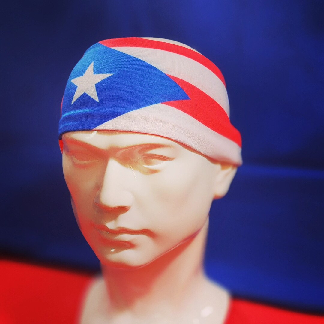 Puerto Rico Flag Head Band - Etsy