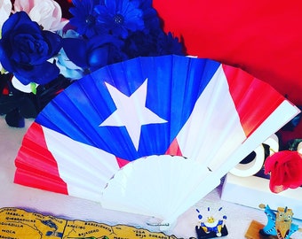 Puerto Rico Hand Fan - Etsy
