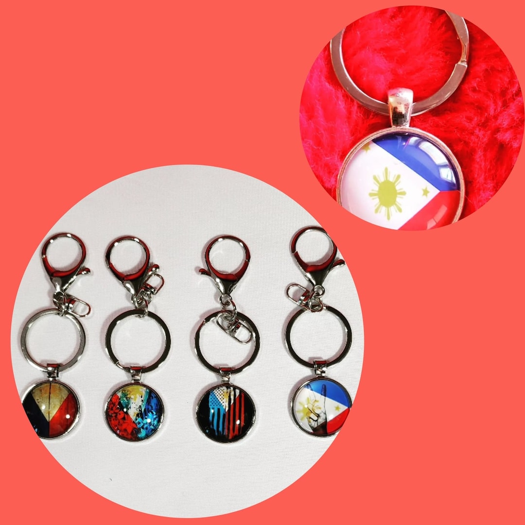 Philippine Flag Keychain - Etsy