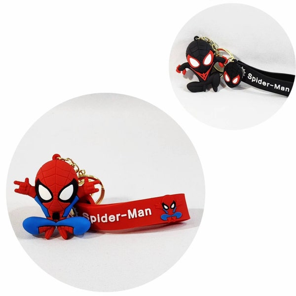 Spiderman Keychain - Etsy