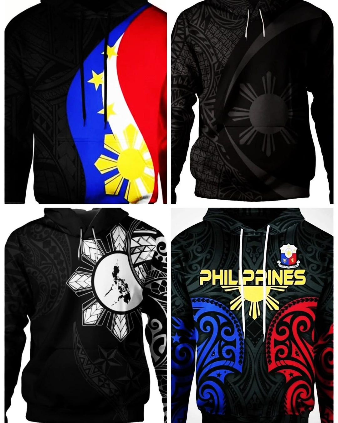 Buy Philippines Pinoy Filipino Flag Sun Hoodie (phil. Size) Online in ...