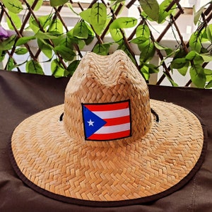 Straw Puerto Rico Hat - Etsy