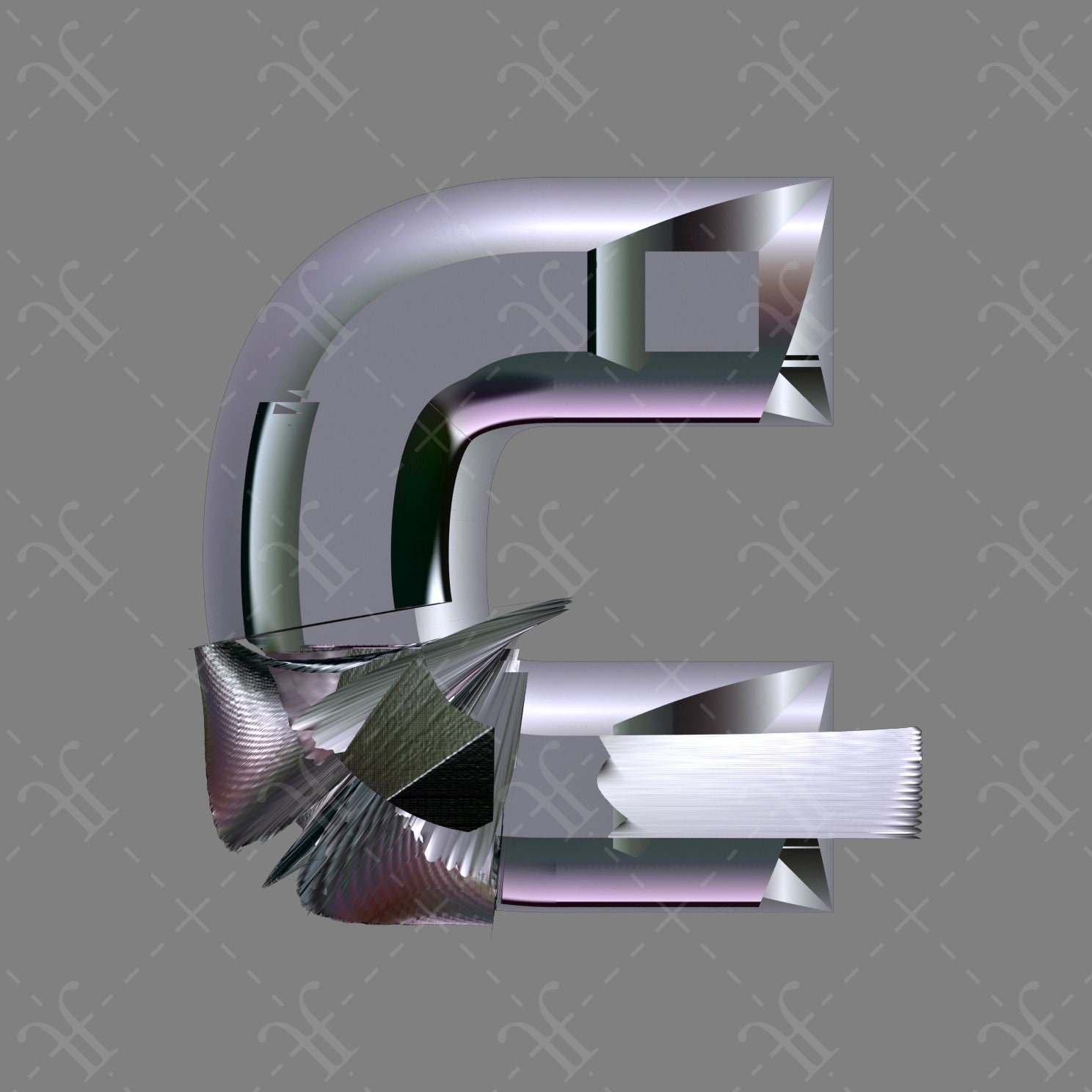 Pax Metallica Alphabet - Digital Cut-out Letters and Numbers for ...