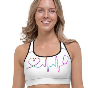 Saving Lives Nurses Doctors EMT Sports Bra - Etsy