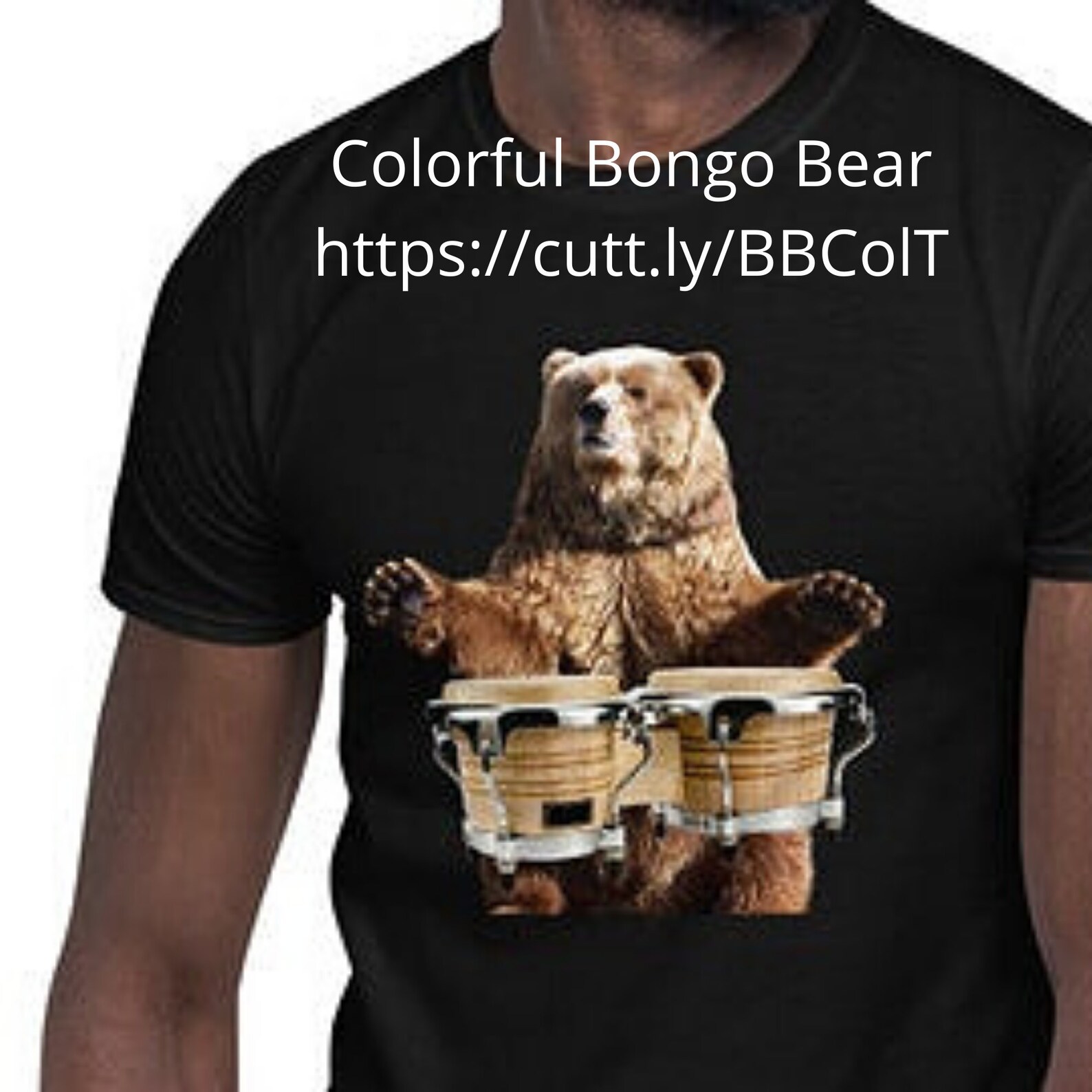 Bongo Bear tocando los tambores Bongo Taza blanca brillante - Etsy España