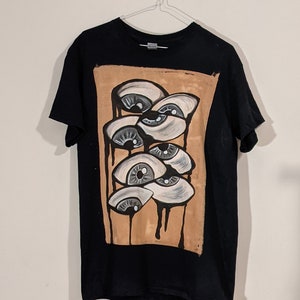 Goth Eyeball T-shirt - Etsy